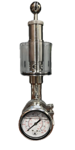 Spunding Valve With Pressure Gauge - 1.5" TC - 3 PSI to 43 PSI - Delta ...